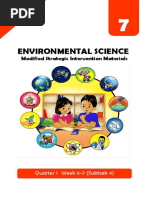Environmental Science: Quarter 3 - Module: 1 Pollutants in The ...