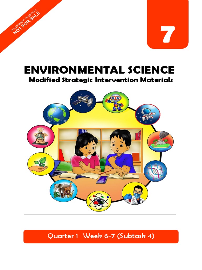 Environmental Science GR 7 q1 Week 6-7 Subtask 4 | PDF