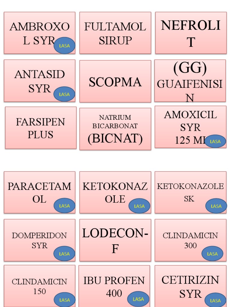 Label Obat | PDF | Chemical Compounds | Nutrients