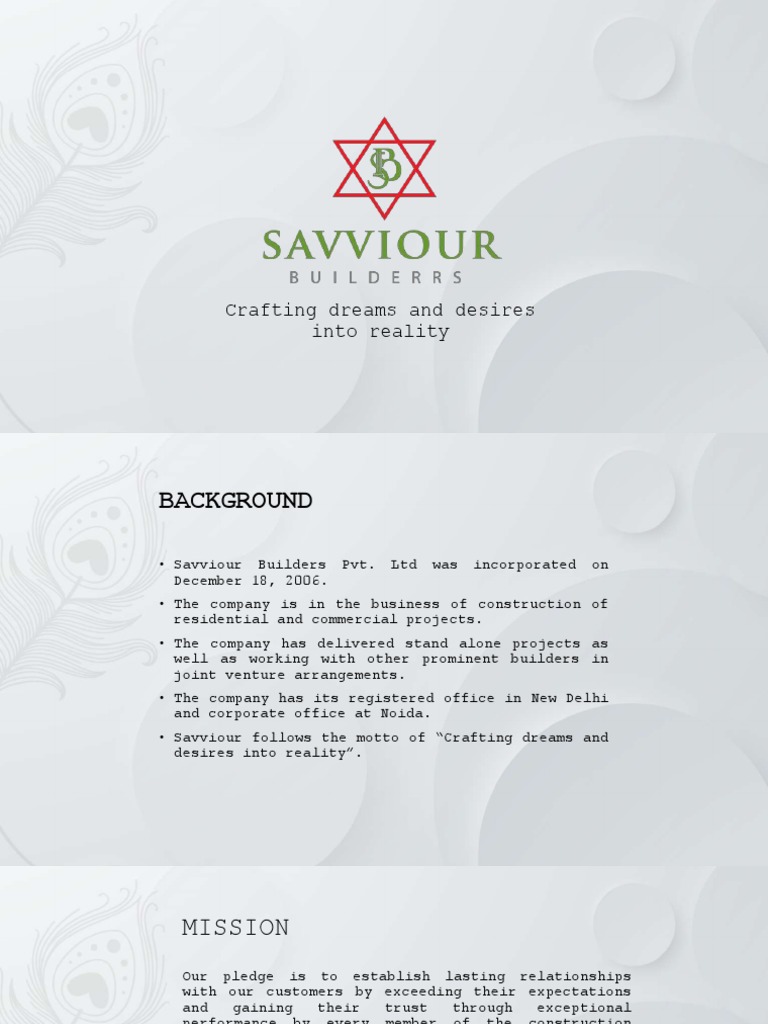 About Saviour Group | PDF | Economies | Business