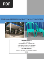 Contoh Usulan Musrenbang 2023-2025 | PDF