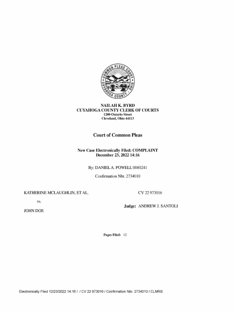 Beachwood Police Lawsuit | PDF | Defamation | Complaint