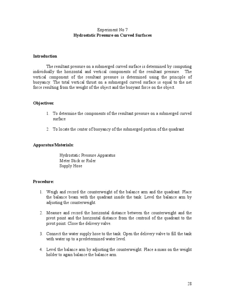 Fluid Experiment No.7 | PDF