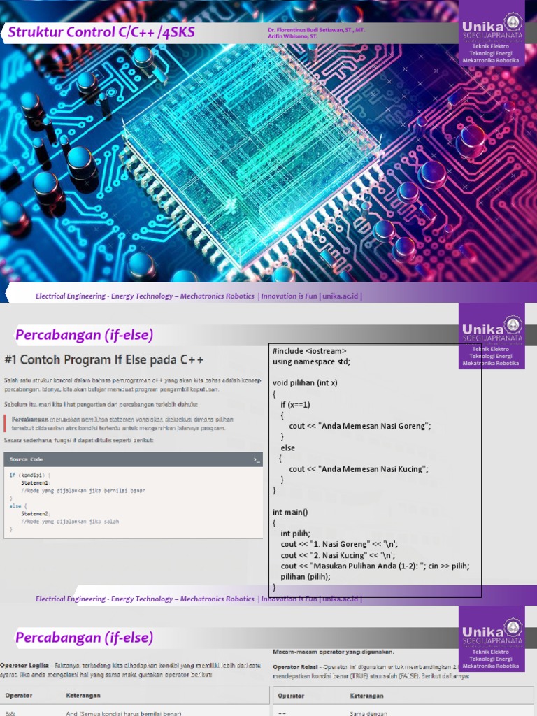 Pemrograman5Struktur Control C | PDF