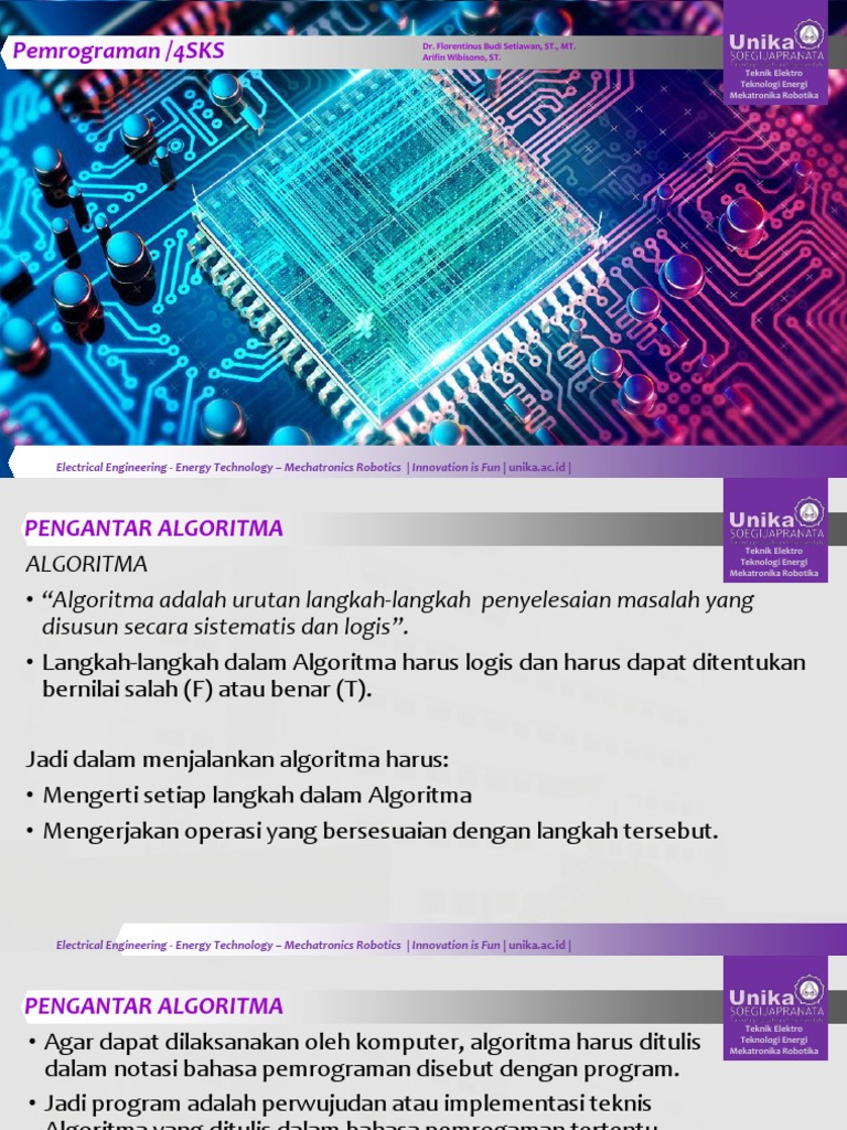 Pengantar Algoritma & Pemrograman | PDF