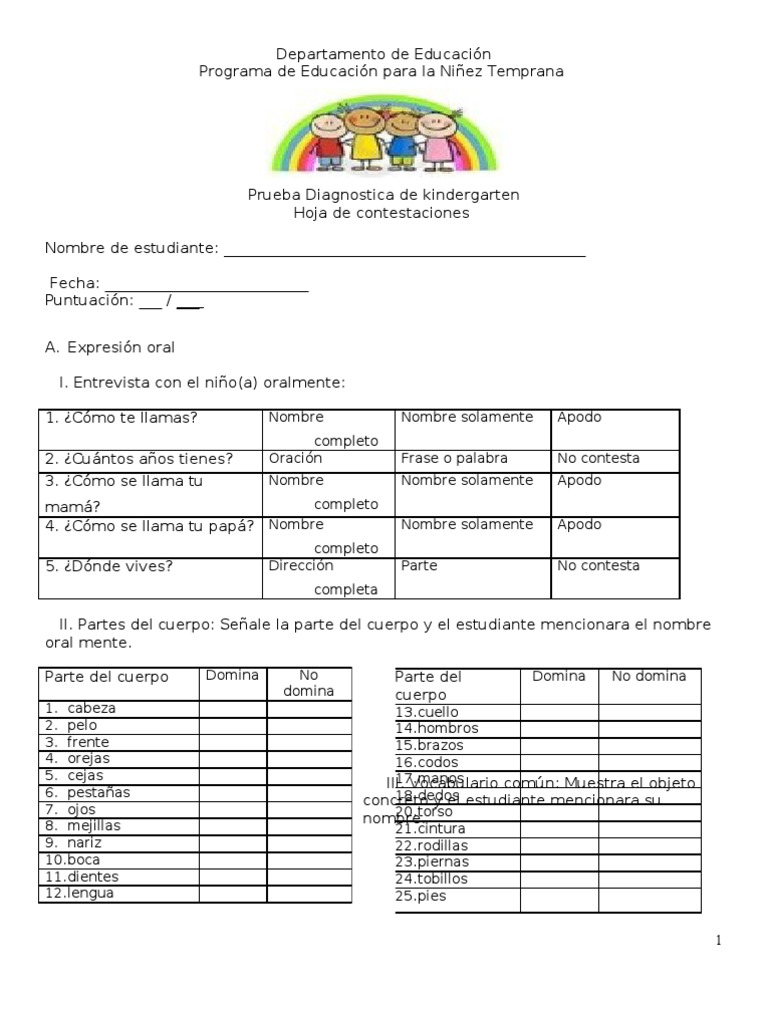 Dx-Hoja Contestaciones | PDF | Artes del Lenguaje y Comunicación