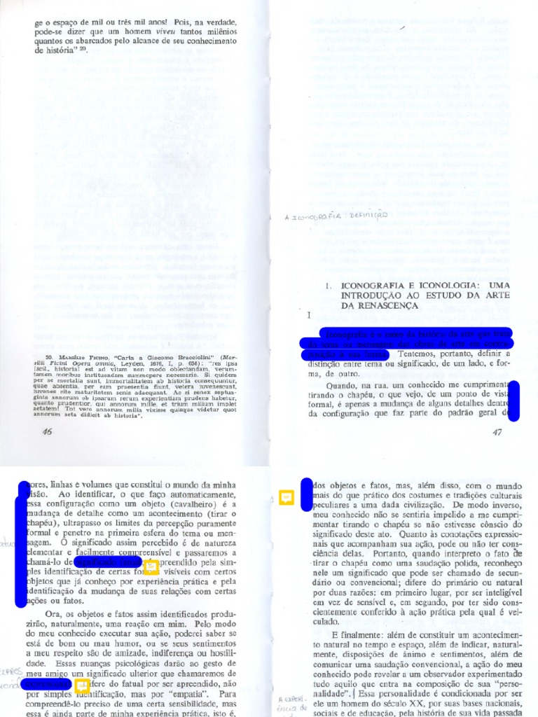 Iconografia e Iconologia Uma Introdução Ao Estudo Da Arte Da Renascença ...