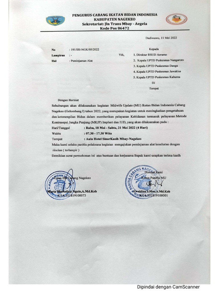 Peminjaman Alat | PDF