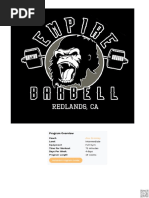 Power Lifting Matrix | PDF | Weight Training | Strength Training