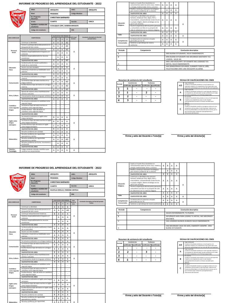 Libreta de 4to de Primaria Iv Bim | PDF | Segundo lenguaje | Lengua española