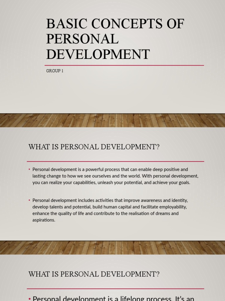 Group 1 Basic Concepts of Personal Development | Download Free PDF ...