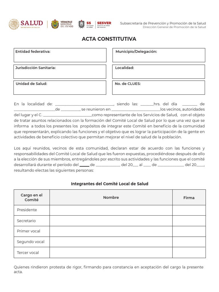 01 Acta Constitutiva 2021 | PDF