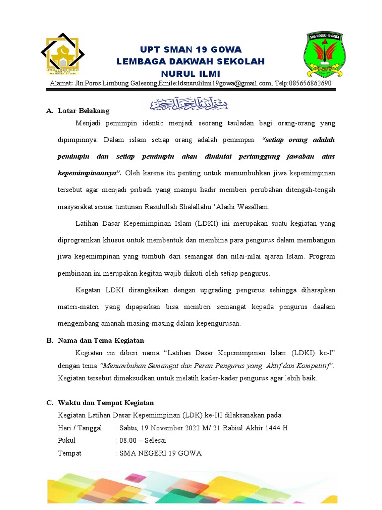 Proposal LDK 1 | PDF