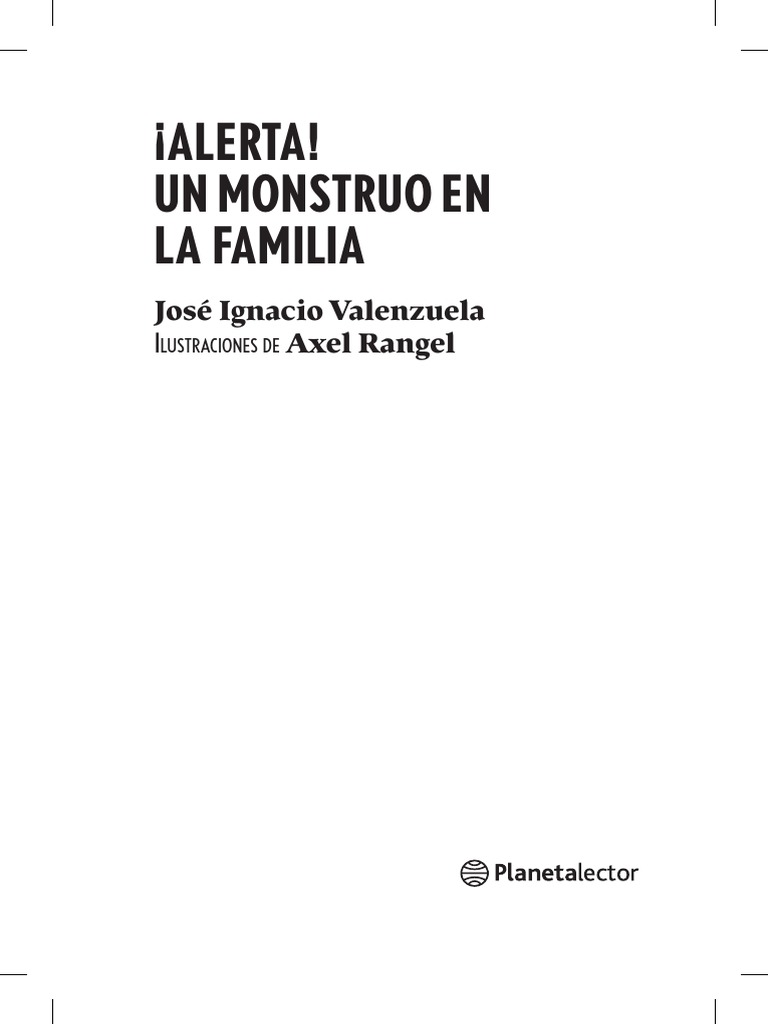 1 Alerta Un Monstruo en La Familia Cap1 | PDF