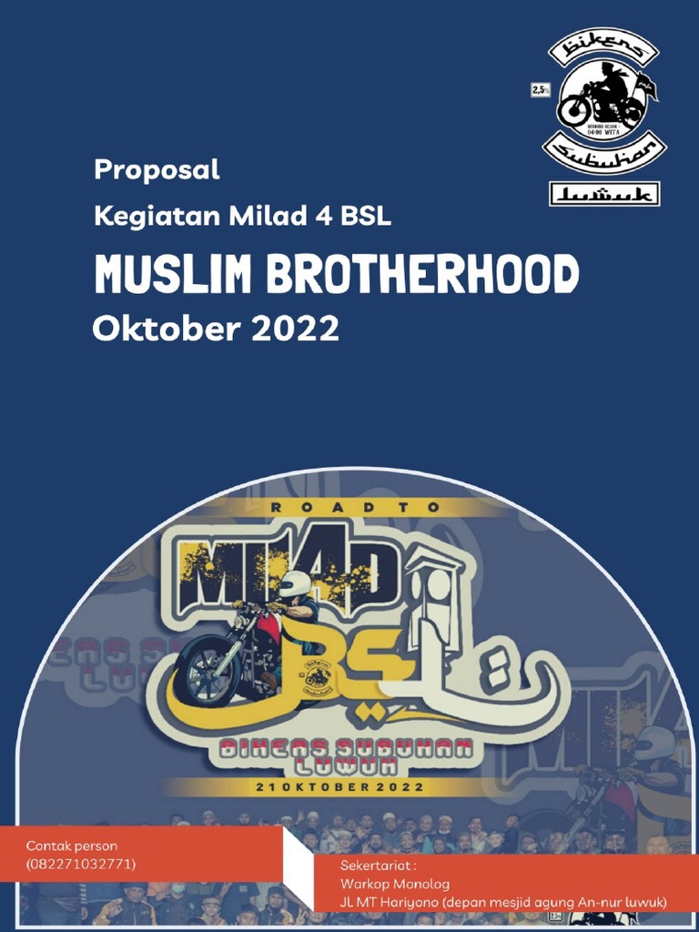 Proposal Milad 4 BSL Oktober 2022 | PDF