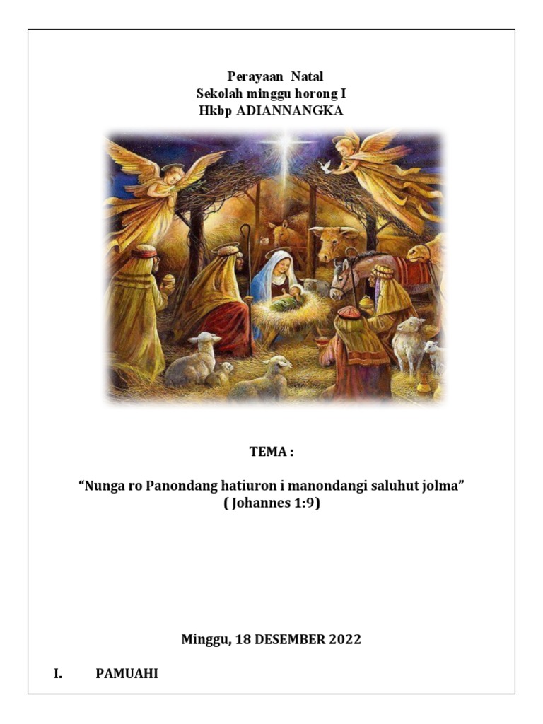 Acata Natal Horong I | PDF