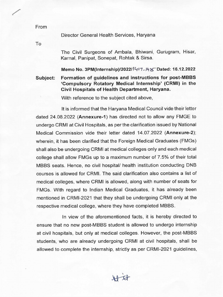 Haryana Medical Council | PDF