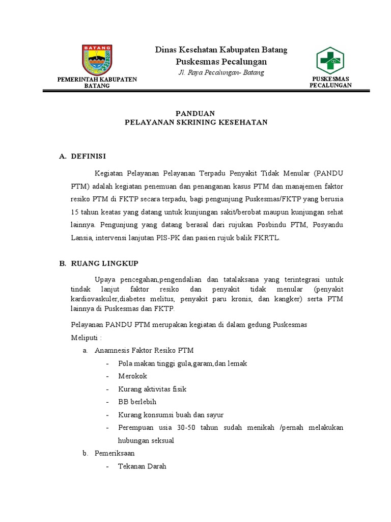 Panduan Pandu PTM | PDF