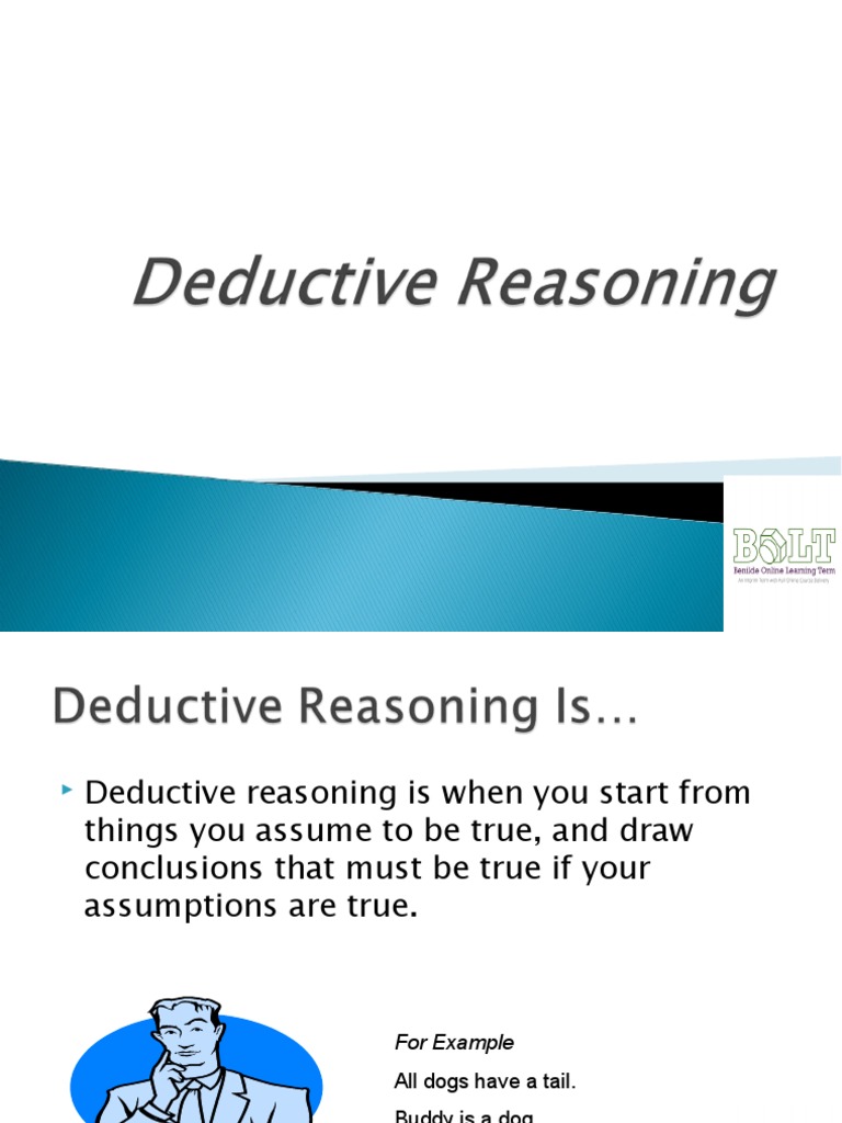 Deductive Reasoning | PDF | Deductive Reasoning | Reason