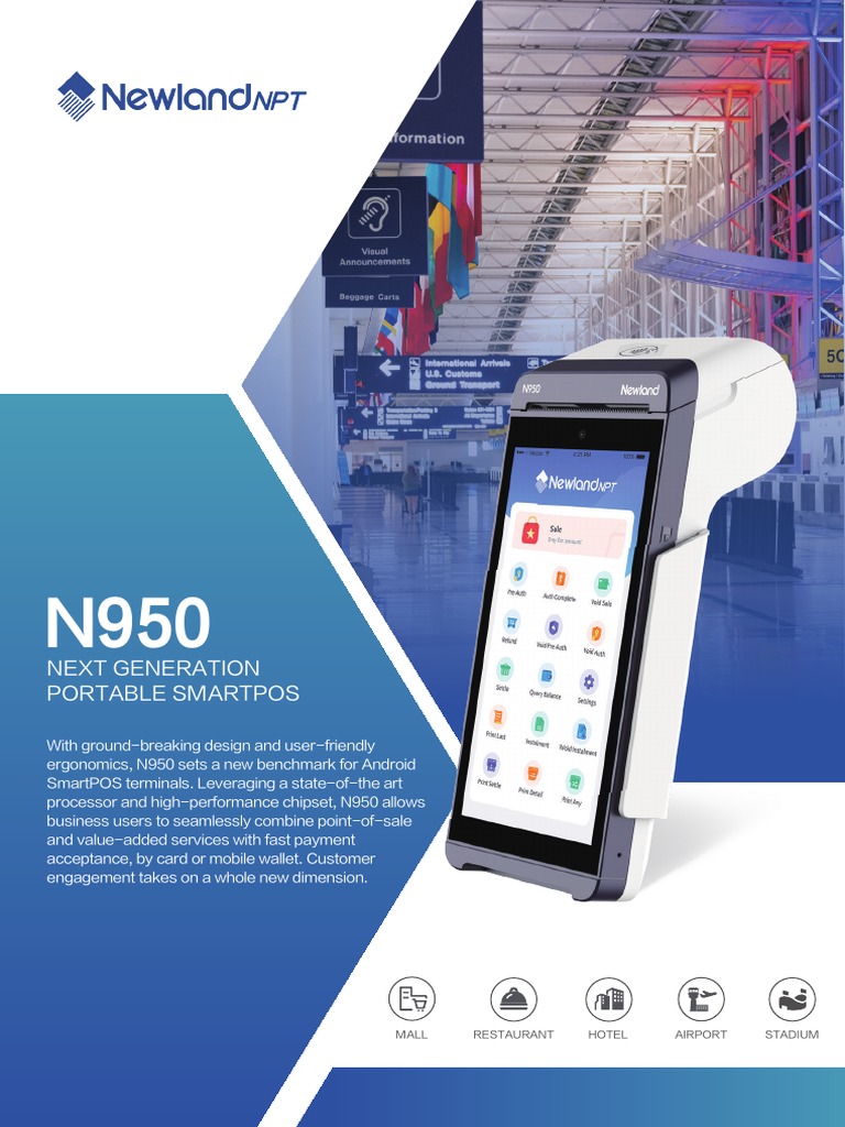 N950 - Datasheet | PDF | Emv | Computing