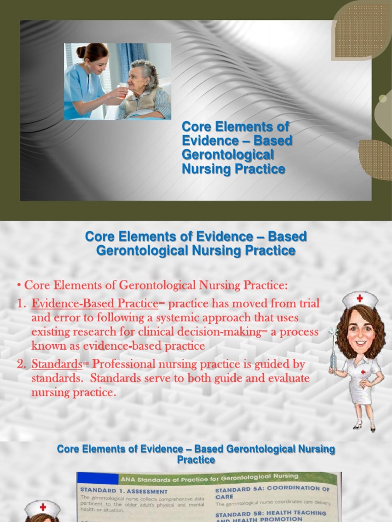 Core Elements of Evidence Based Gerontological Nursing | PDF | Nursing ...
