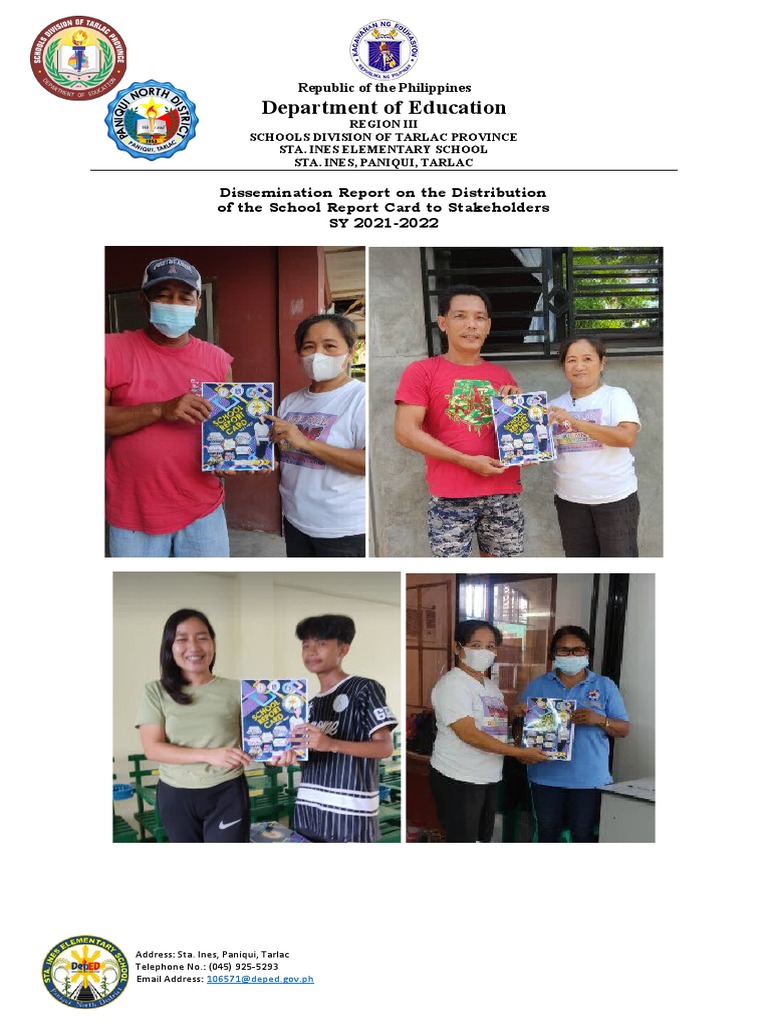 Dissemination Report On The Distribution of SRC To Stakeholders | PDF