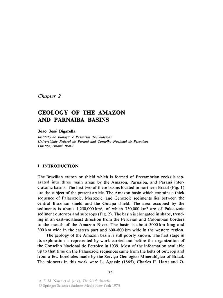 Bigarella 1973 | PDF | Earth Sciences | Stratigraphy