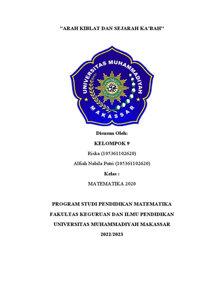 Arah Kiblat Dan Sejarah Ka | PDF