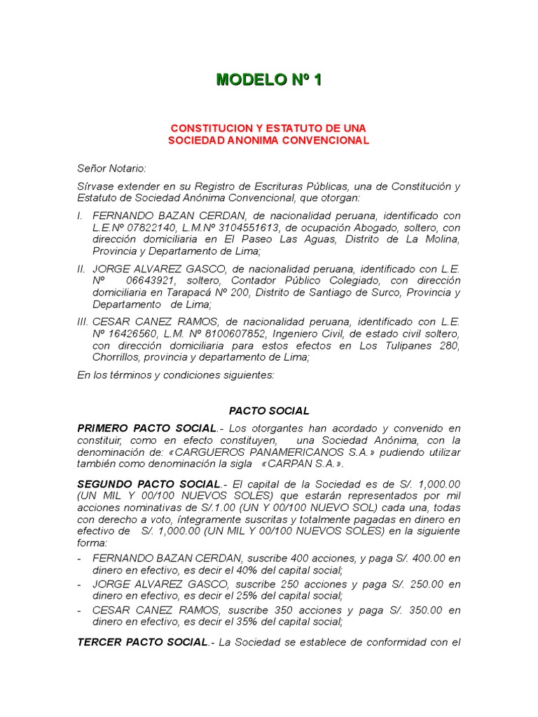 Mode 1 | PDF | Compartir (Finanzas) | Justicia