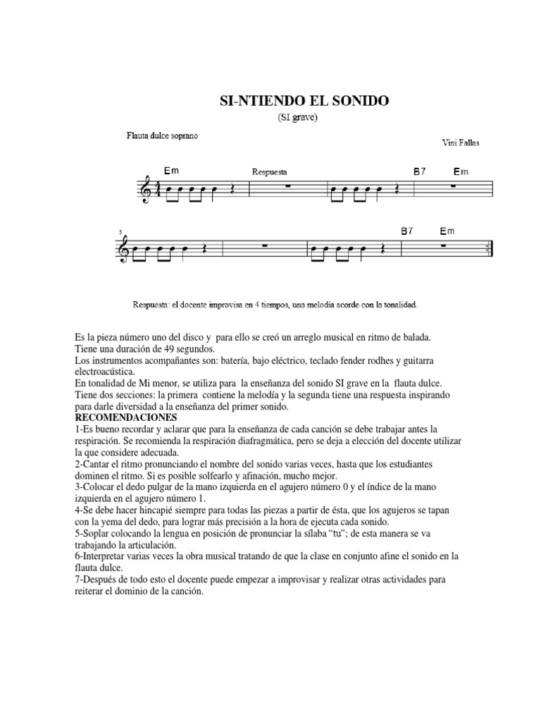 Material Flauta Vinicio | PDF | Flauta | Mano