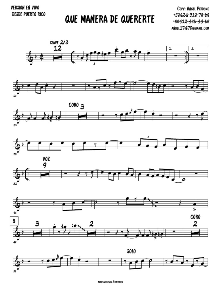 Que Manera de Quererte | PDF