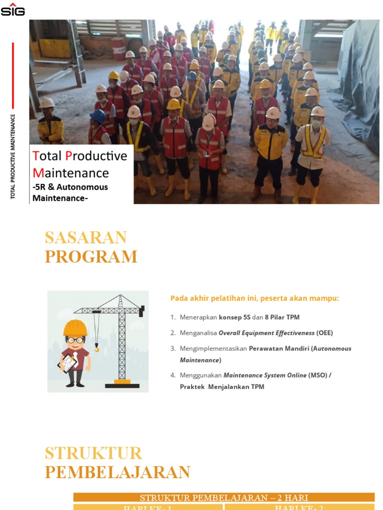 TPM Basic (5R & AM) | PDF