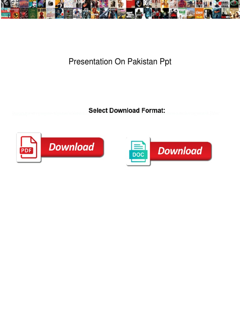 Presentation On Pakistan | PDF | Microsoft Power Point | Pakistan