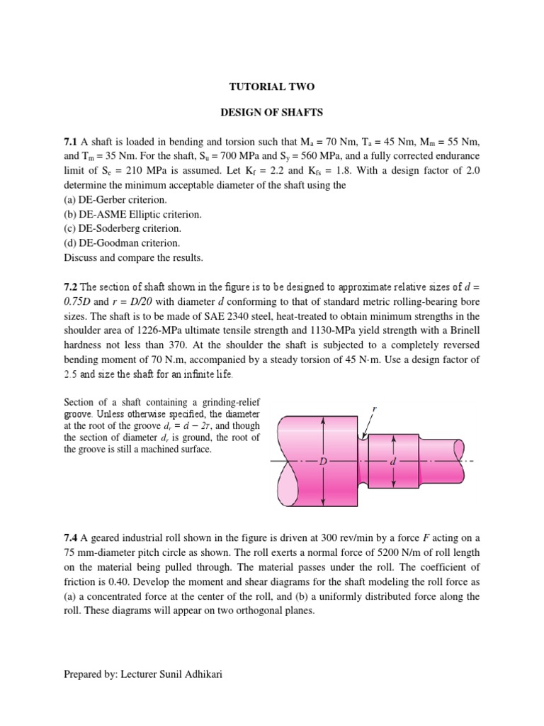 Tut 2 CH 7 | PDF | Force | Gear