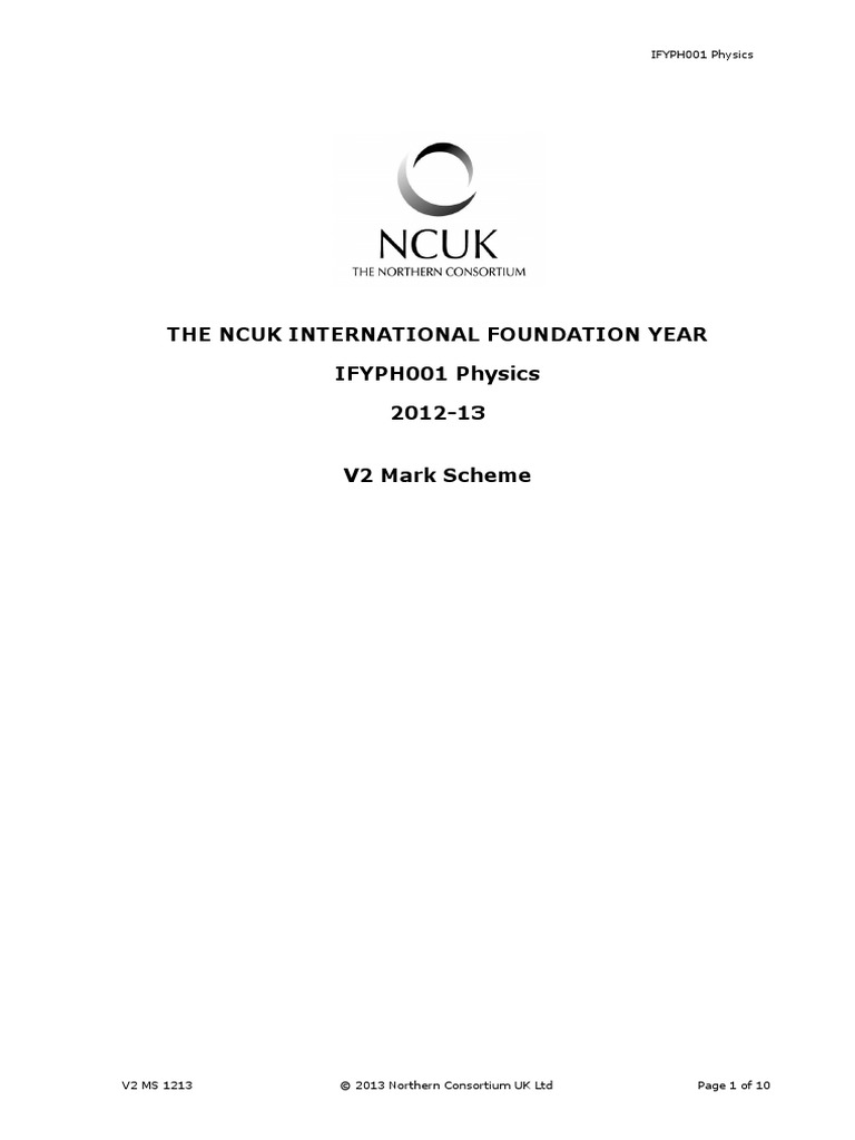 Physics v2 1213 Ms Final | PDF