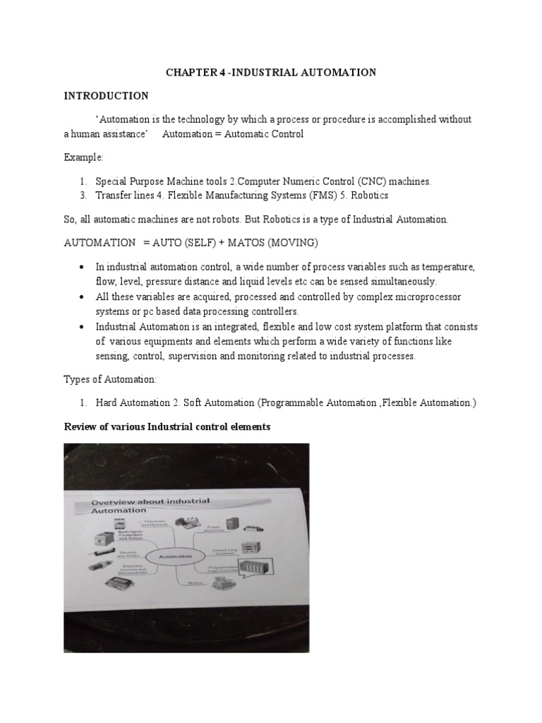 Overview of Industrial Automation Types | PDF | Programmable Logic ...