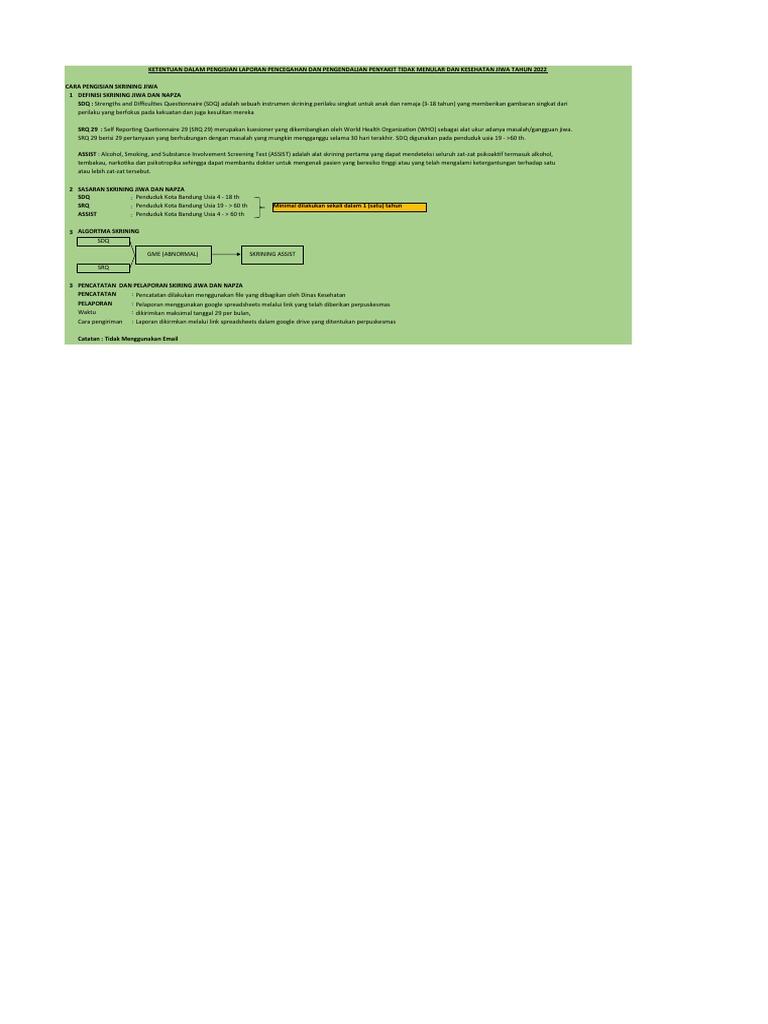 Form SDQ Manual | PDF