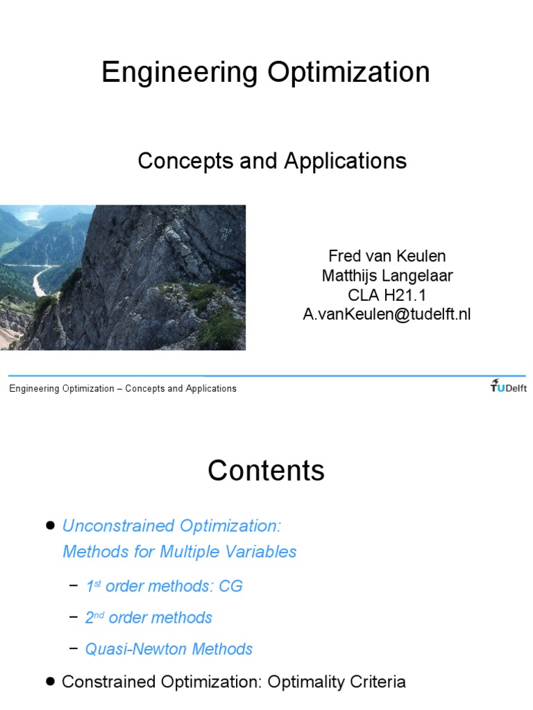 ETHZ Lecture8 | PDF | Mathematical Optimization | Computational Science