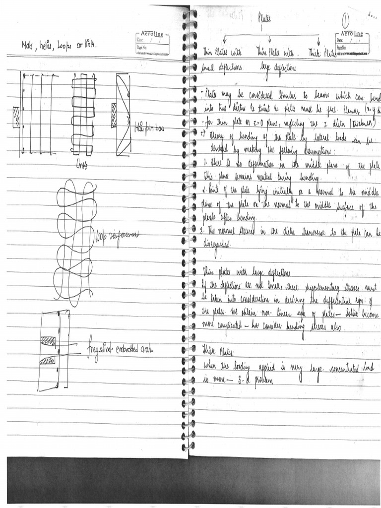 Plates And Shells Notes Pdf