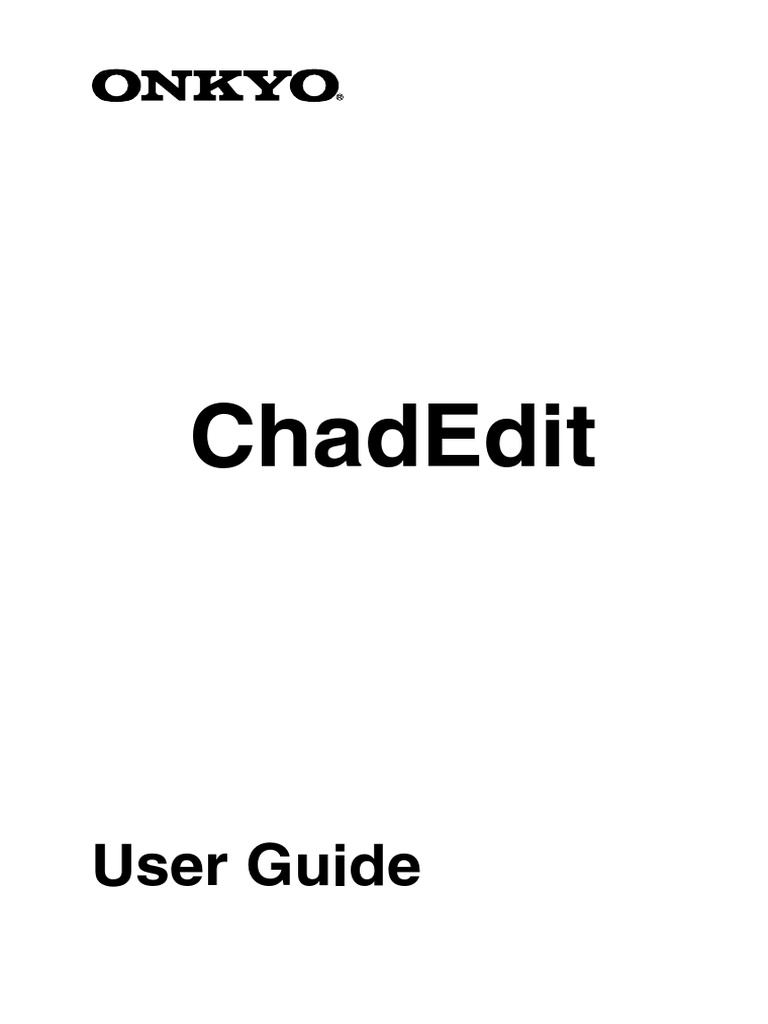 Chadedit | PDF | Menu (Computing) | Button (Computing)