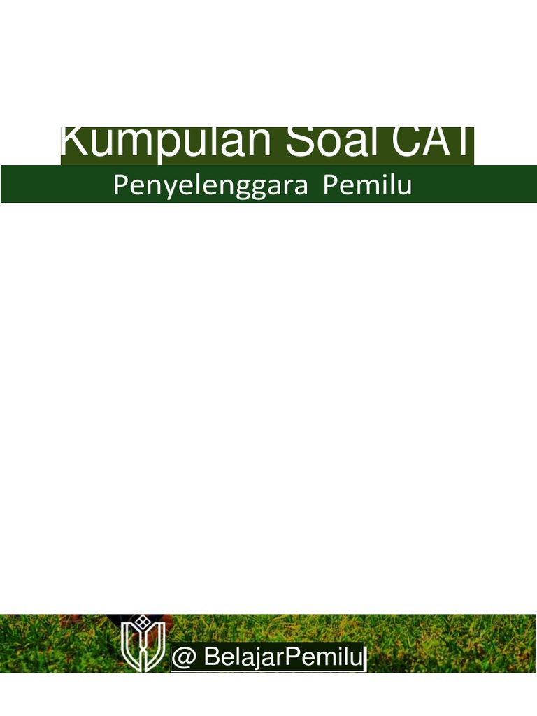 E Book Soal Soal CAT Pemilu 2 | PDF