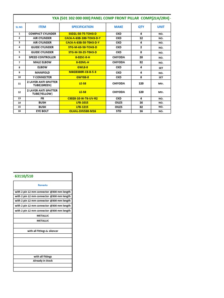 YXA-Expansion Combine BOP - R01 | PDF | Manufactured Goods | Equipment