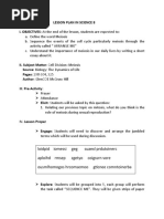 Lesson Plan For Reproduction in Plants | PDF | Pollination | Flowers