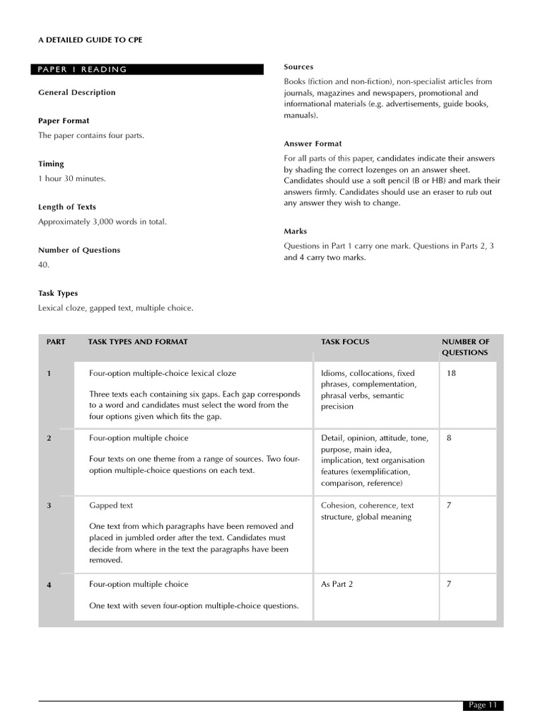 Cpe Reading | PDF | Career & Growth | Foreign Language Studies