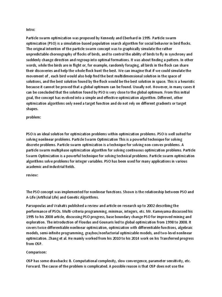 Pso Soft Computing | PDF | Genetic Algorithm | Mathematical Optimization