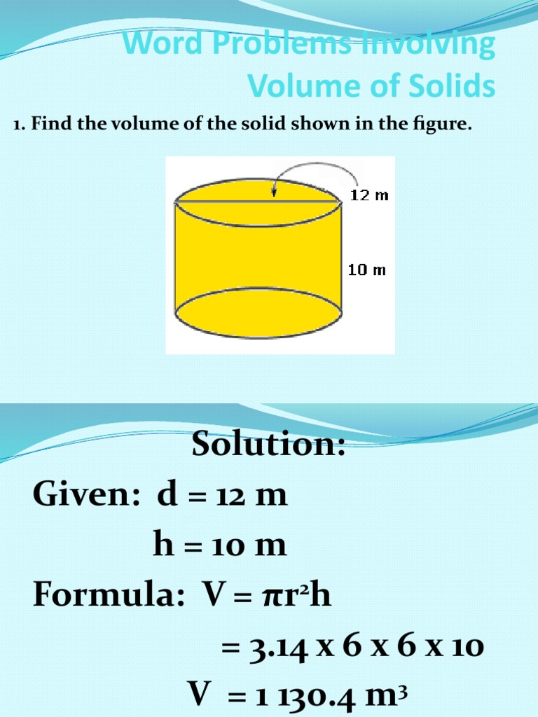 Volume of A Solid | PDF