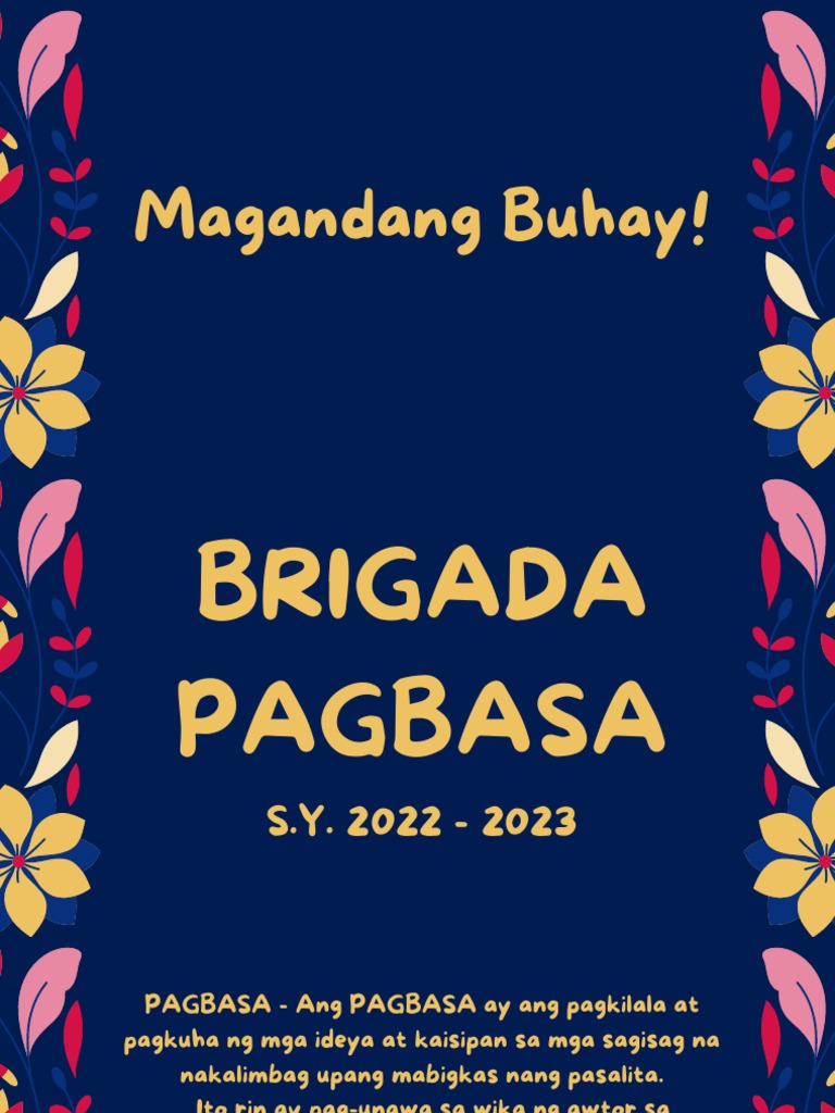 Brigada Pagbasa Orientation | PDF