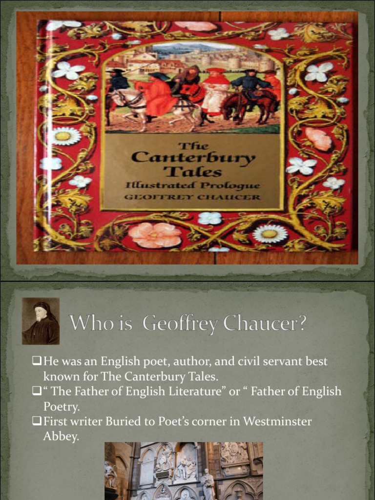 The Canterbury Tales | PDF