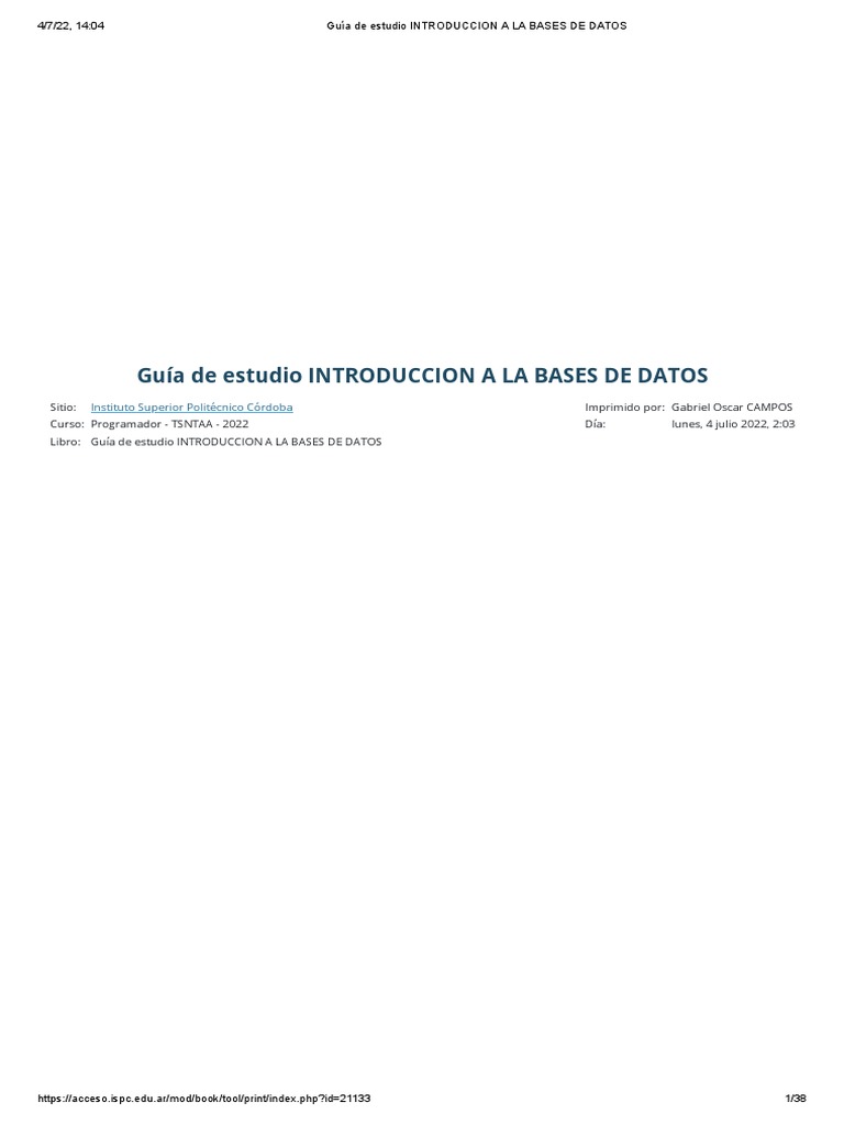 Historia y Evolución de SGBD | PDF | Bases de datos | Oracle Corporation