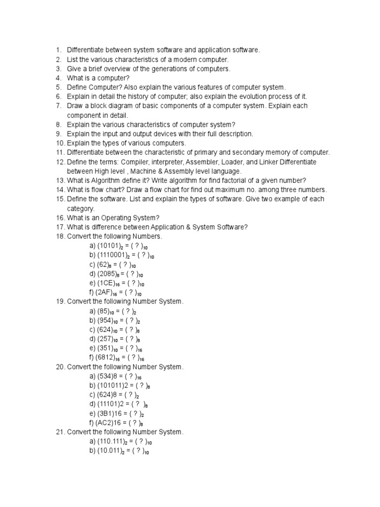 Question Bank | PDF | Software | Algorithms